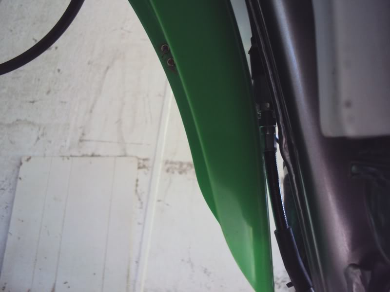 KXF Cycra Front Fender mod install - Kawasaki Forums